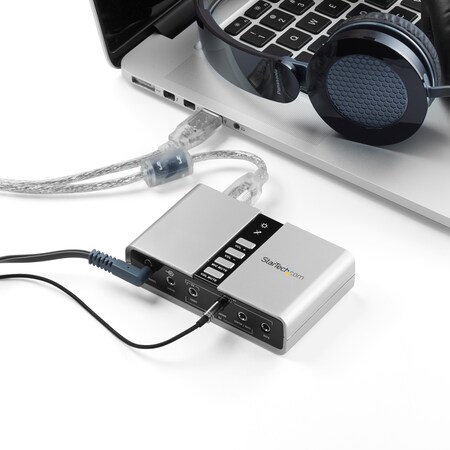 Startech.Com 7.1 USB Audio Adapter External Sound Card ICUSBAUDIO7D | Zoro